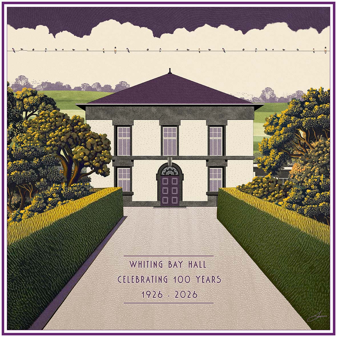 Whiting Bay Hall Commemorative Picture | Whiting Bay Memories